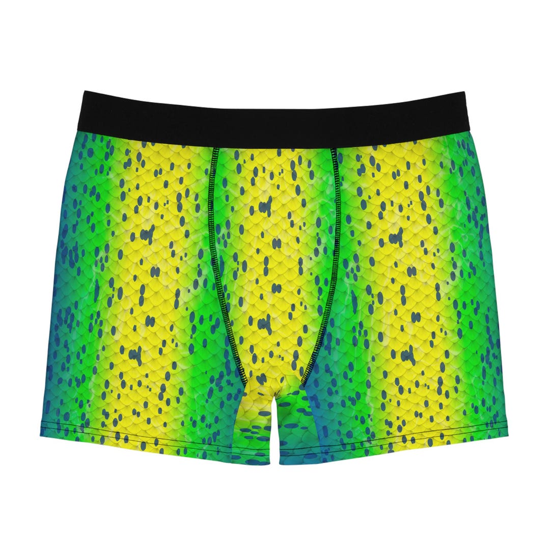 Boxer Briefs, Mahi Inspired Fishing Design - Etsy