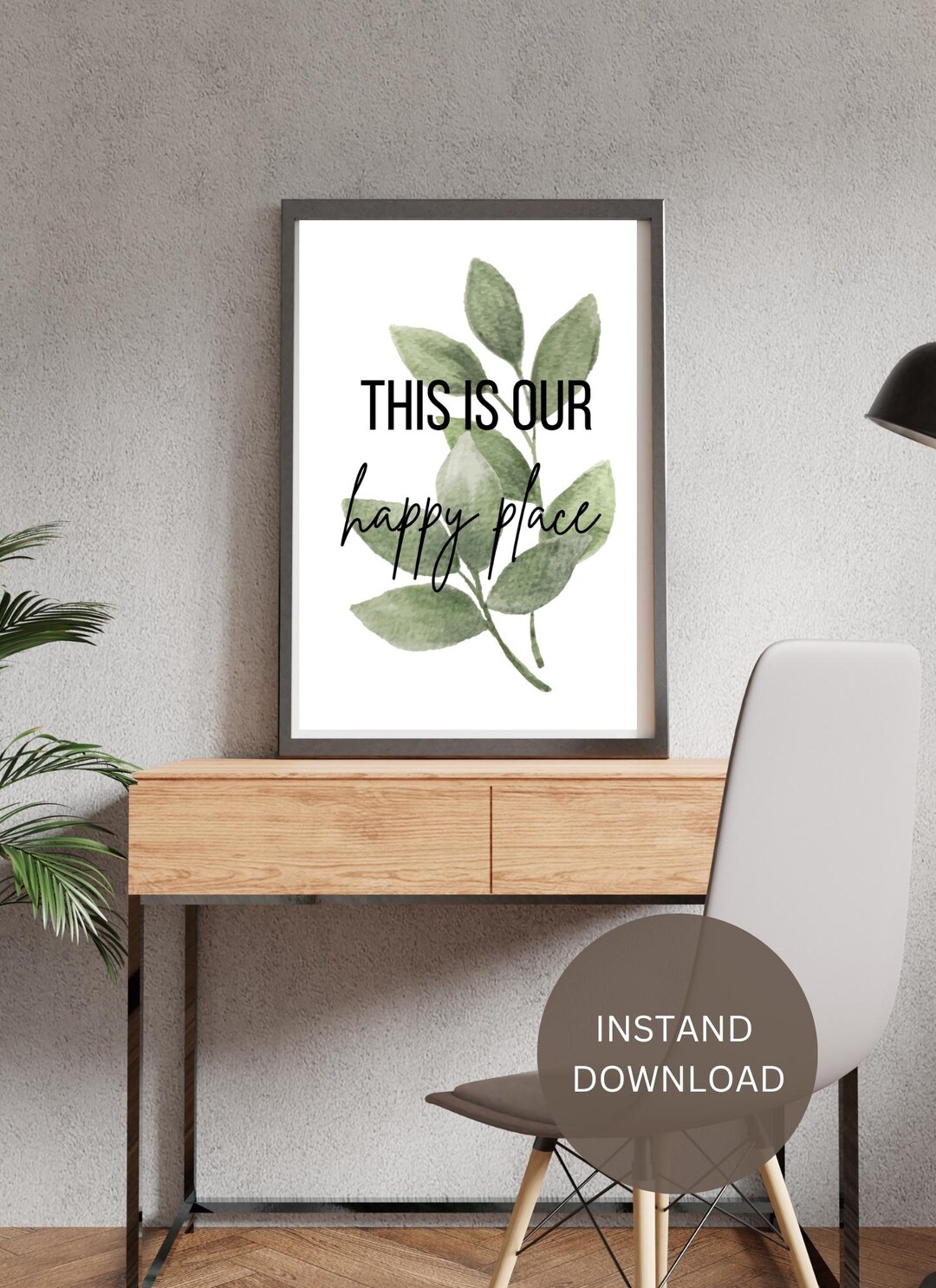 This is Our Happy Place, Printable Wall Decor, Instant Download for ...