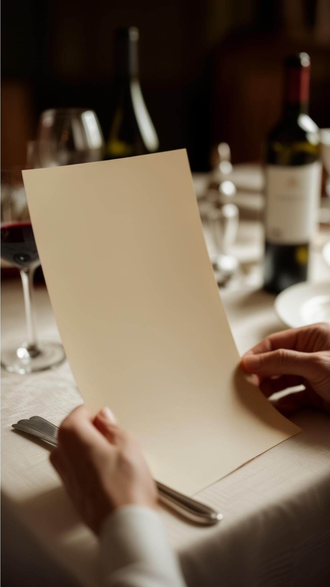 Menu Mockup Template, Stunning 2000px High-res Design for Food Menus ...