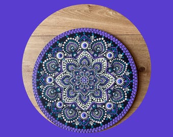 18" Hand Painted Mandala - Etsy