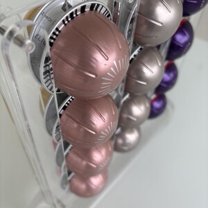 Nespresso Vertuo Acrylic Coffee Pod Organizer Clear Capsule Rack Modern ...