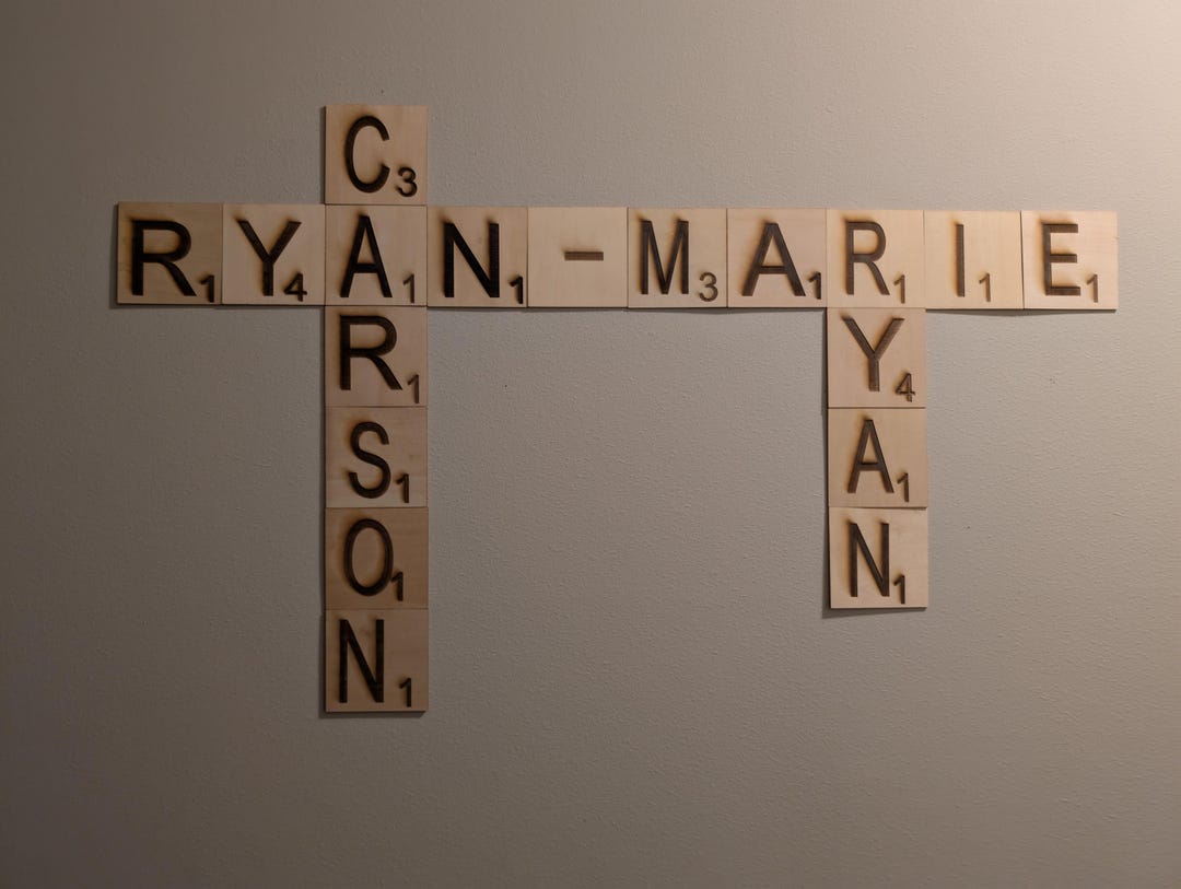 Custom Scrabble Tiles - Etsy