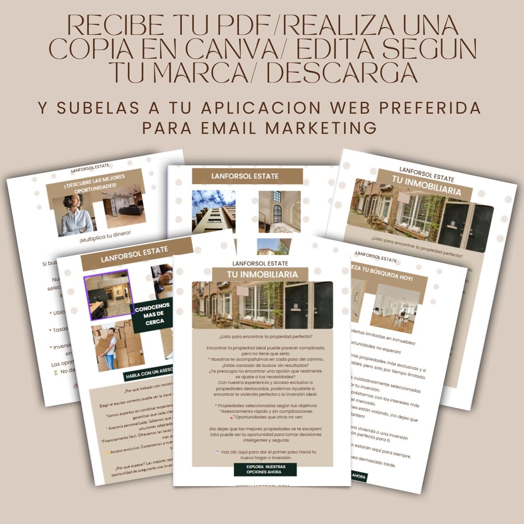 Email Marketing Campaign for Real Estate Agencies | 16 Editable ...