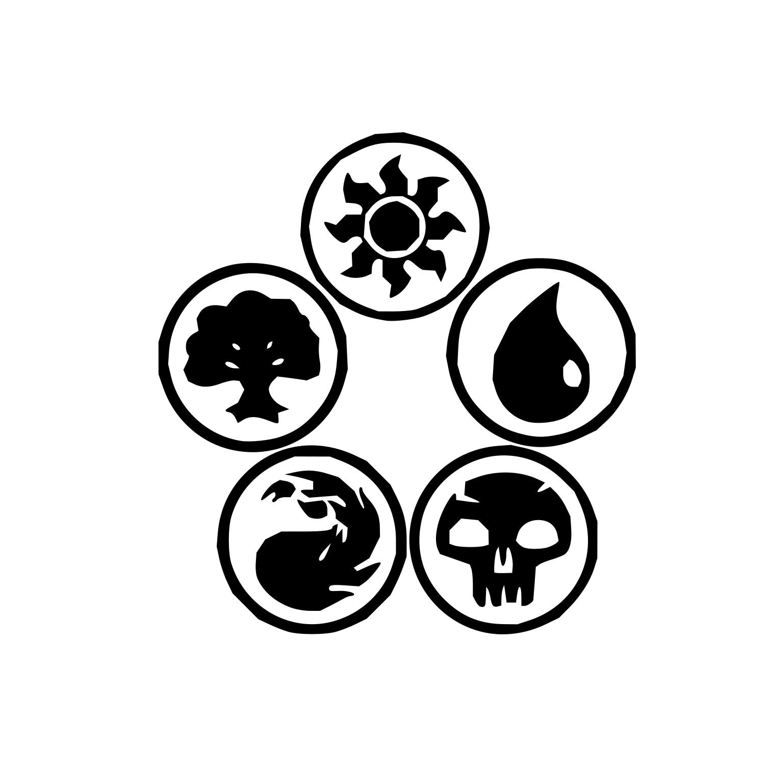 MTG SVG Magic the Gathering Bundle MTG Mana Magic the Gathering Guilds ...