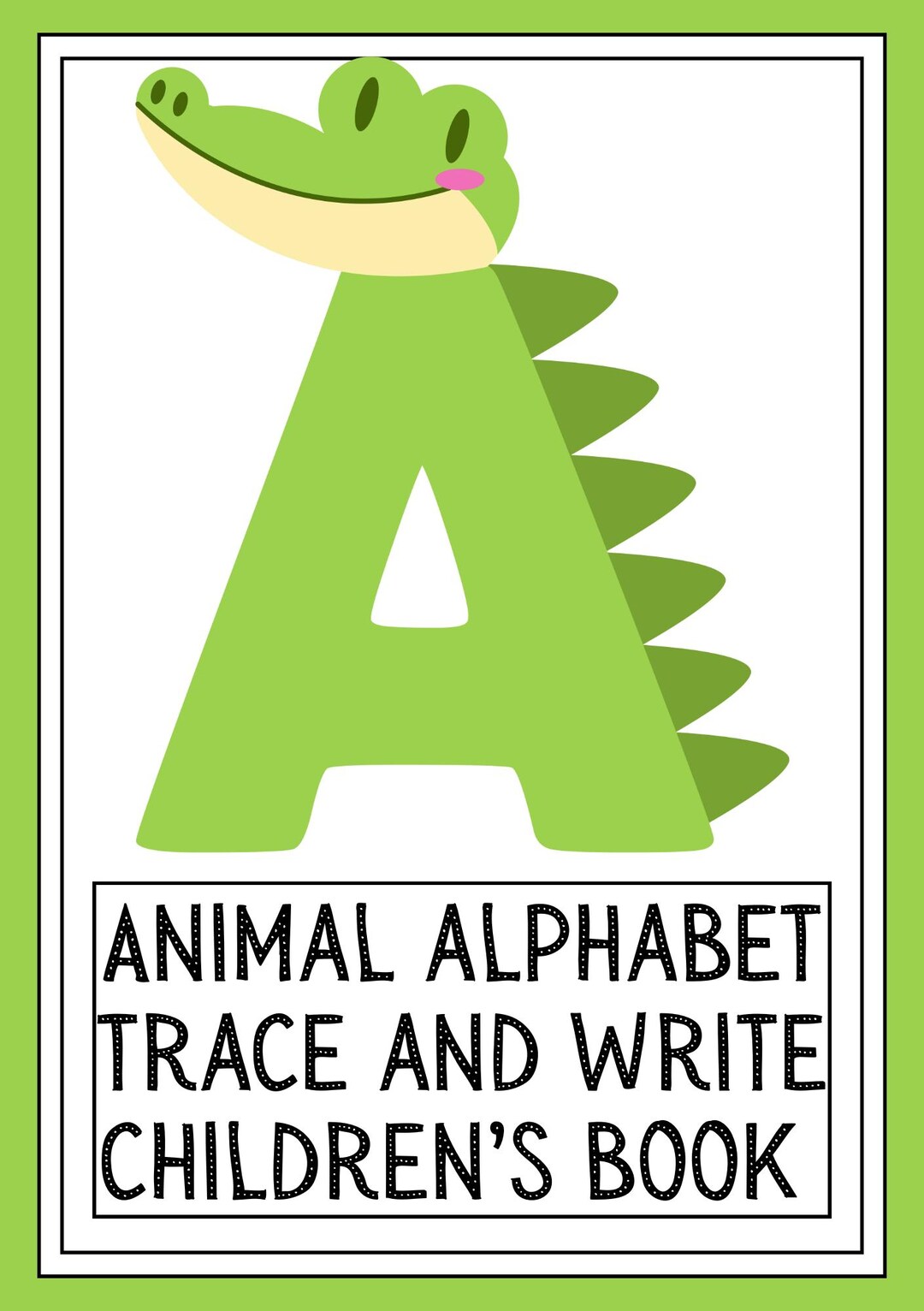 Instant Download Animal Alphabet Tracing Book for Kids | Learn Letters ...