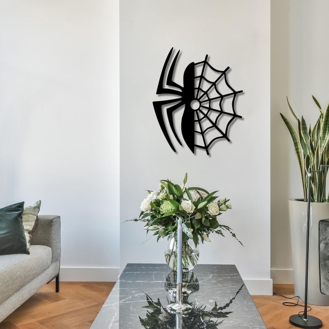 Spider Decor | Unique Spider & Web Wall Art | Gothic Home Decor for ...
