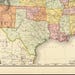 1893 Vintage United States Map Print: Historical US Wall Decor (digital ...