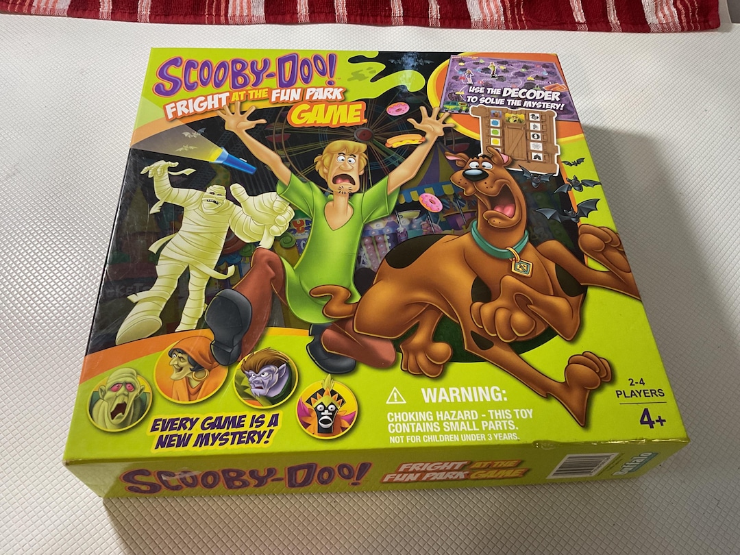 Scooby-doo! Fright at the Fun Park Board Game - 100% Complete Collector ...