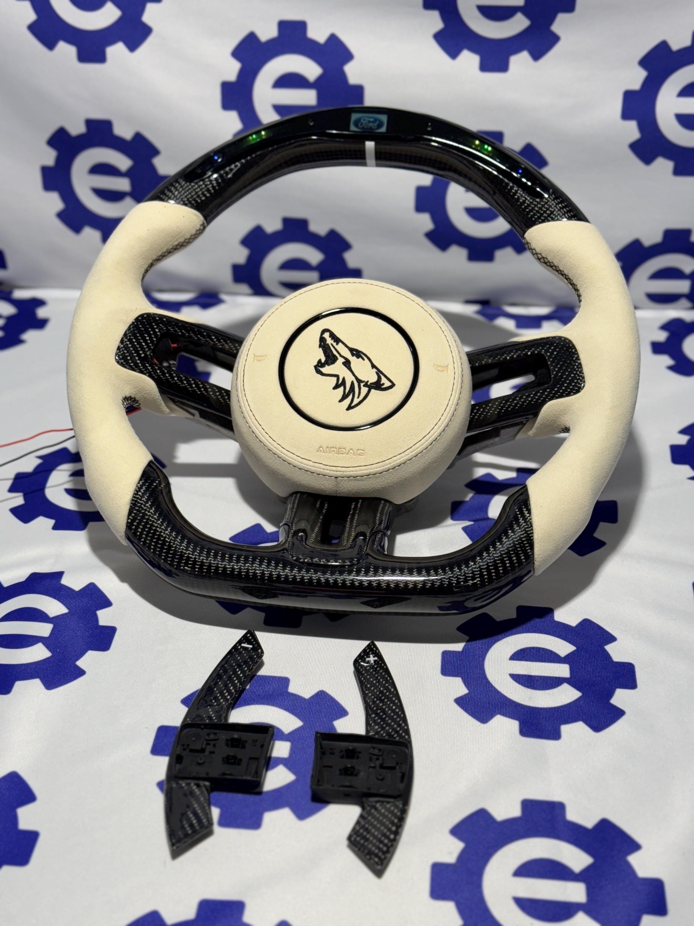 Mustang Carbon Fiber Steering Wheel Coyote Custom Made - Etsy