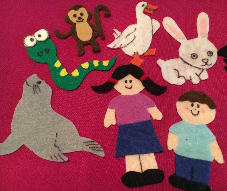 The Seals on the Bus Flannel Felt Board Story/preschool/language - Etsy