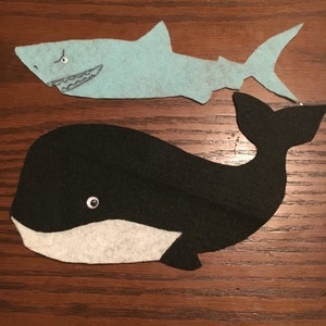 Slippery Fish Song Flannel Felt Board Story/preschool//language - Etsy