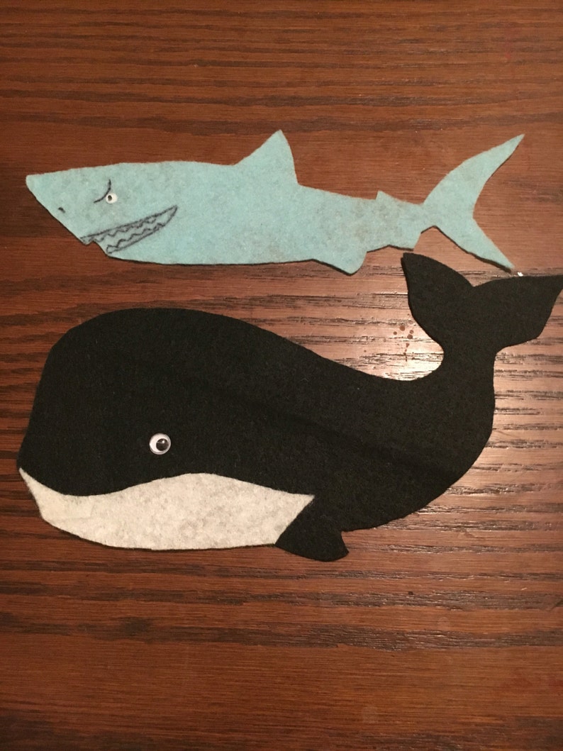 Slippery Fish Song Flannel Felt Board Story/preschool//language - Etsy