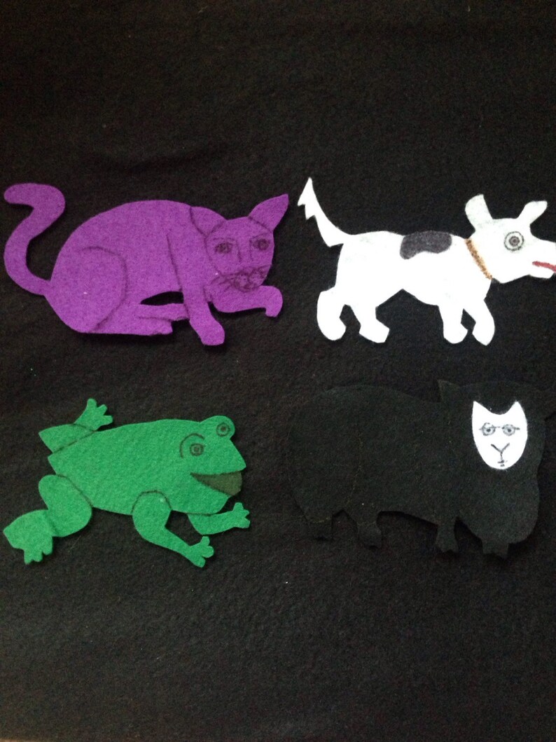 Brown Bear Brown Bear What Do You See Flannel Felt Story-preschool - Etsy