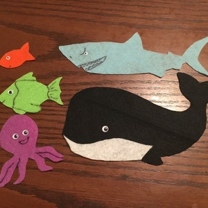 Slippery Fish Song Flannel Felt Board Story/preschool//language - Etsy