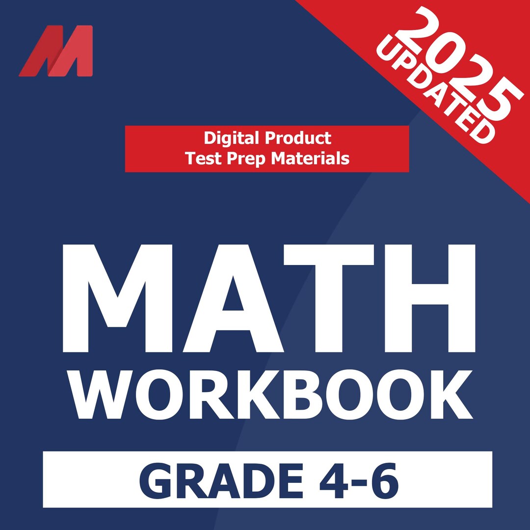 Math Workbook Grade 4-6 - Mathematics Book 4th Grade, 5th Grade, 6th ...