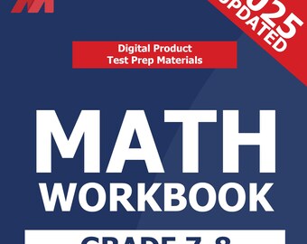 8th Grade Math Workbook - Etsy