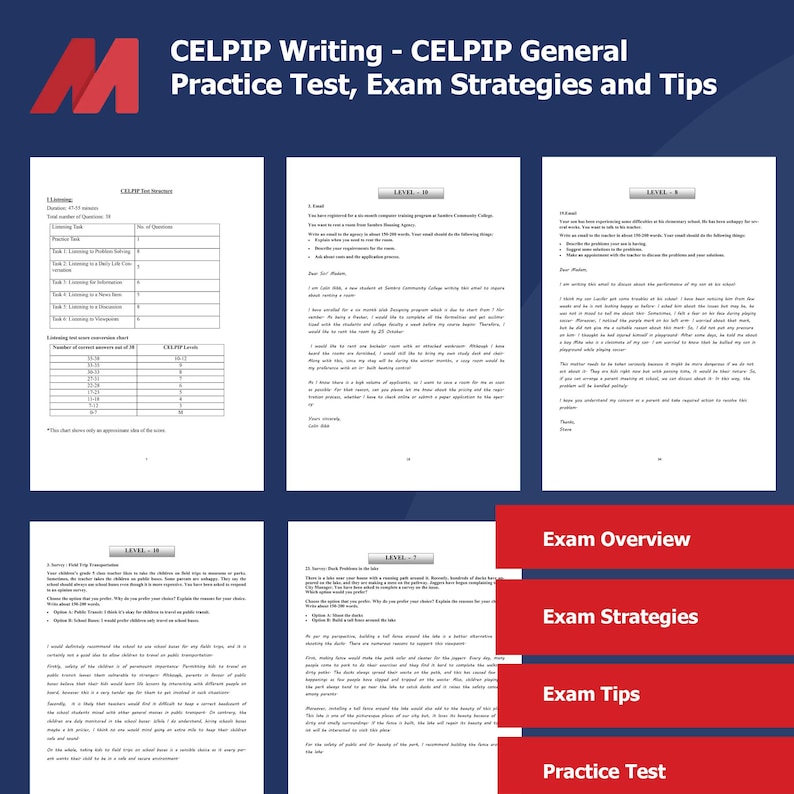 CELPIP Writing - CELPIP General Practice Test, Exam Strategies and Tips ...