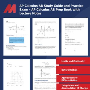 AP Calculus AB Study Guide and Practice Exam - Ap Calculus AB Prep Book ...