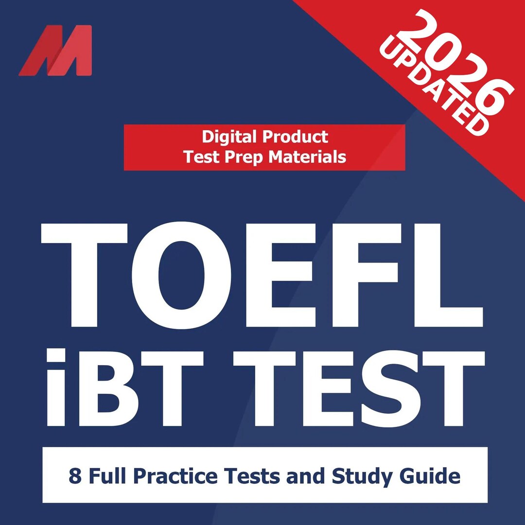TOEFL Ibt Test Preparation Book - TOEFL Ibt Prep - 8 Full Practice ...