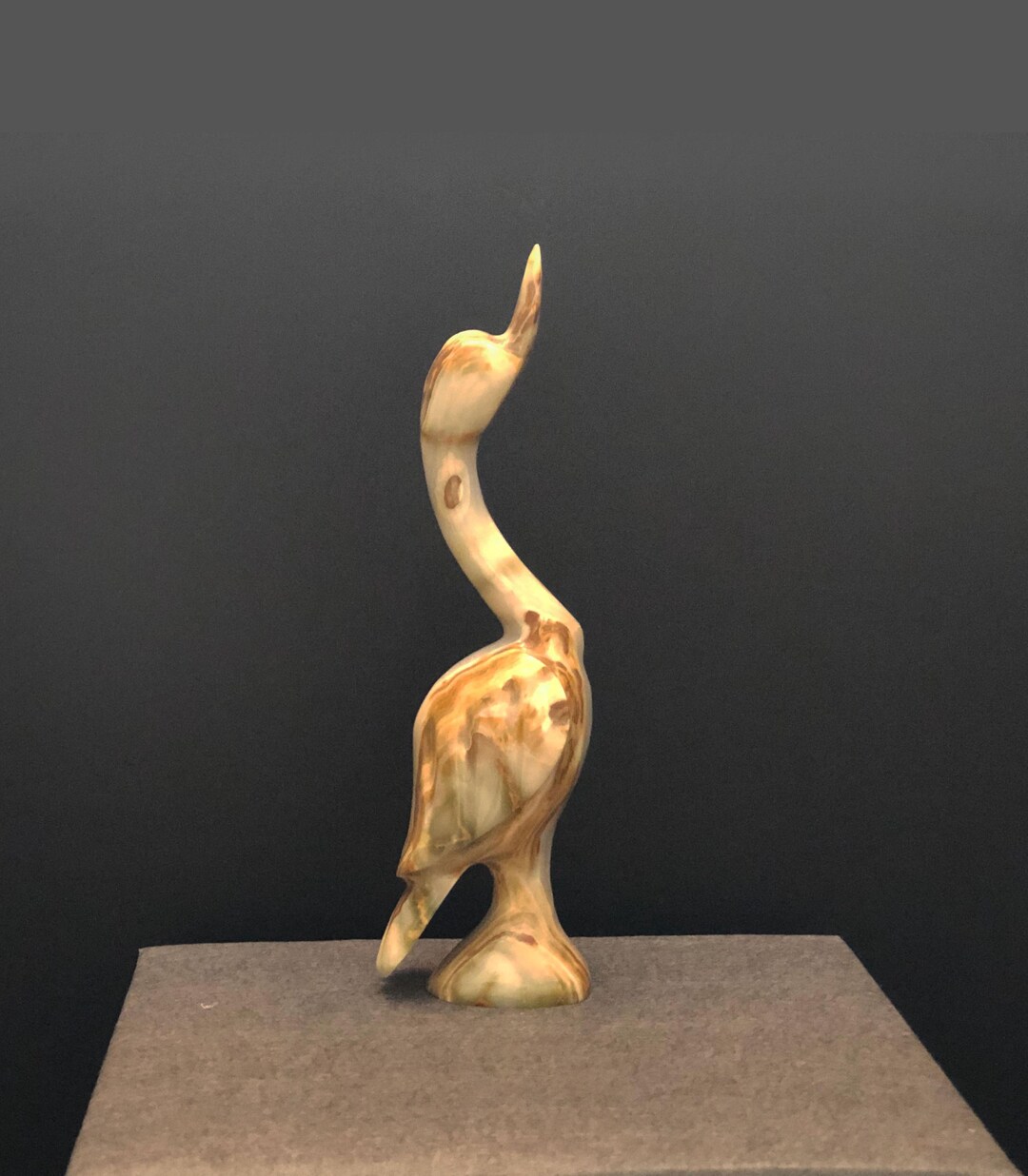 Onyx Goose/loon Water Bird Sculpture - Etsy