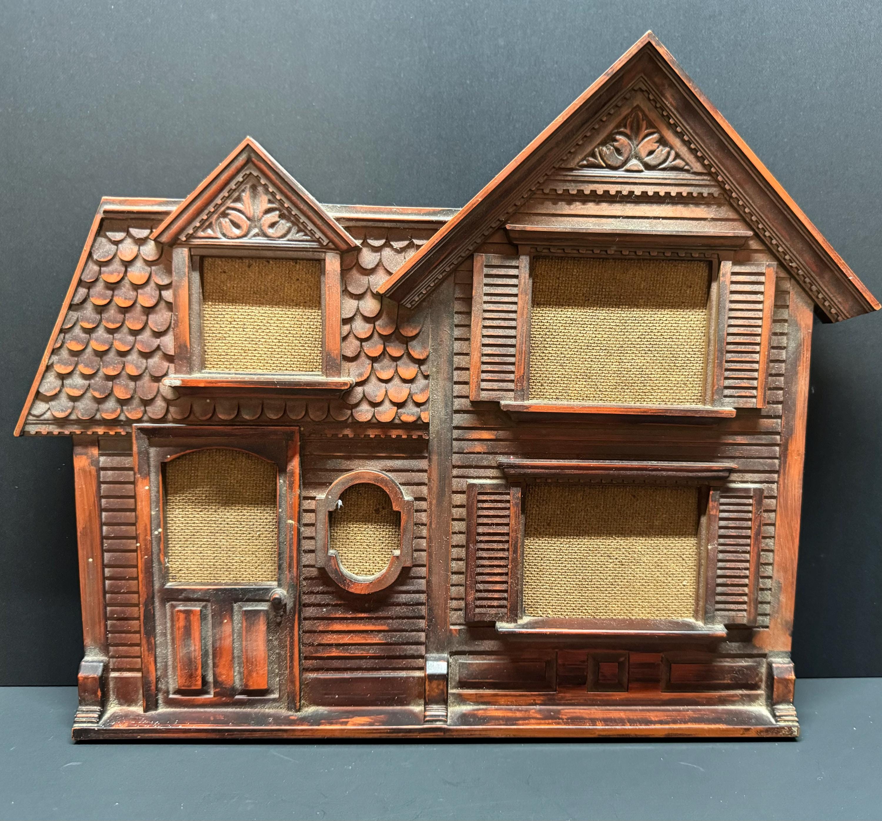 Rare Vintage MCM SYROCO Wood Look House Picture Frame - Etsy