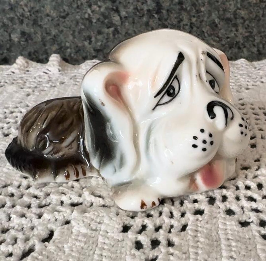 Vintage Bone China Hound Dog Figurine - Etsy