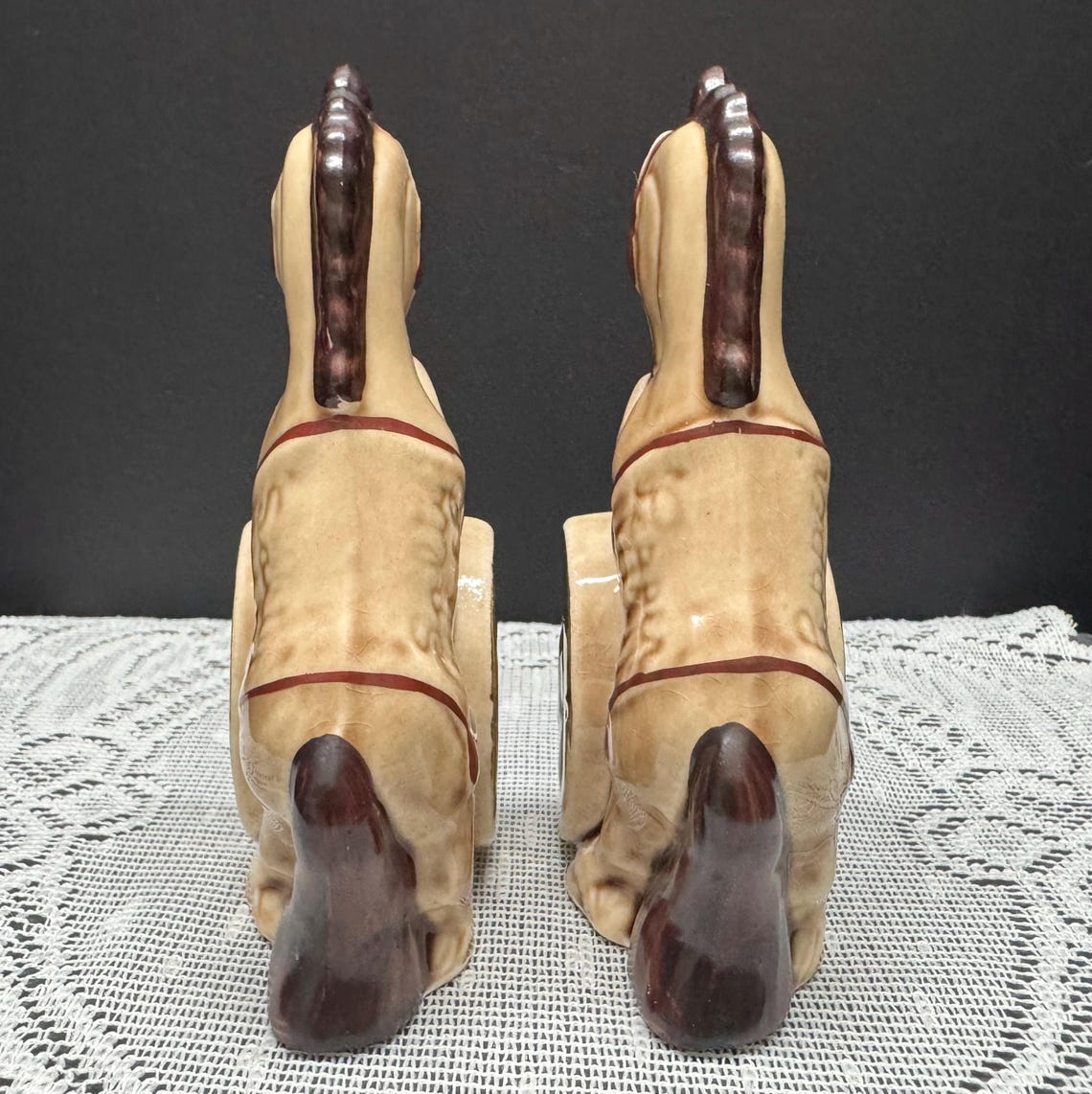 Circus Horse Bookends Salt & Pepper Shakers - Etsy