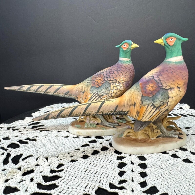 Ceramic Pheasant Figurine - Etsy