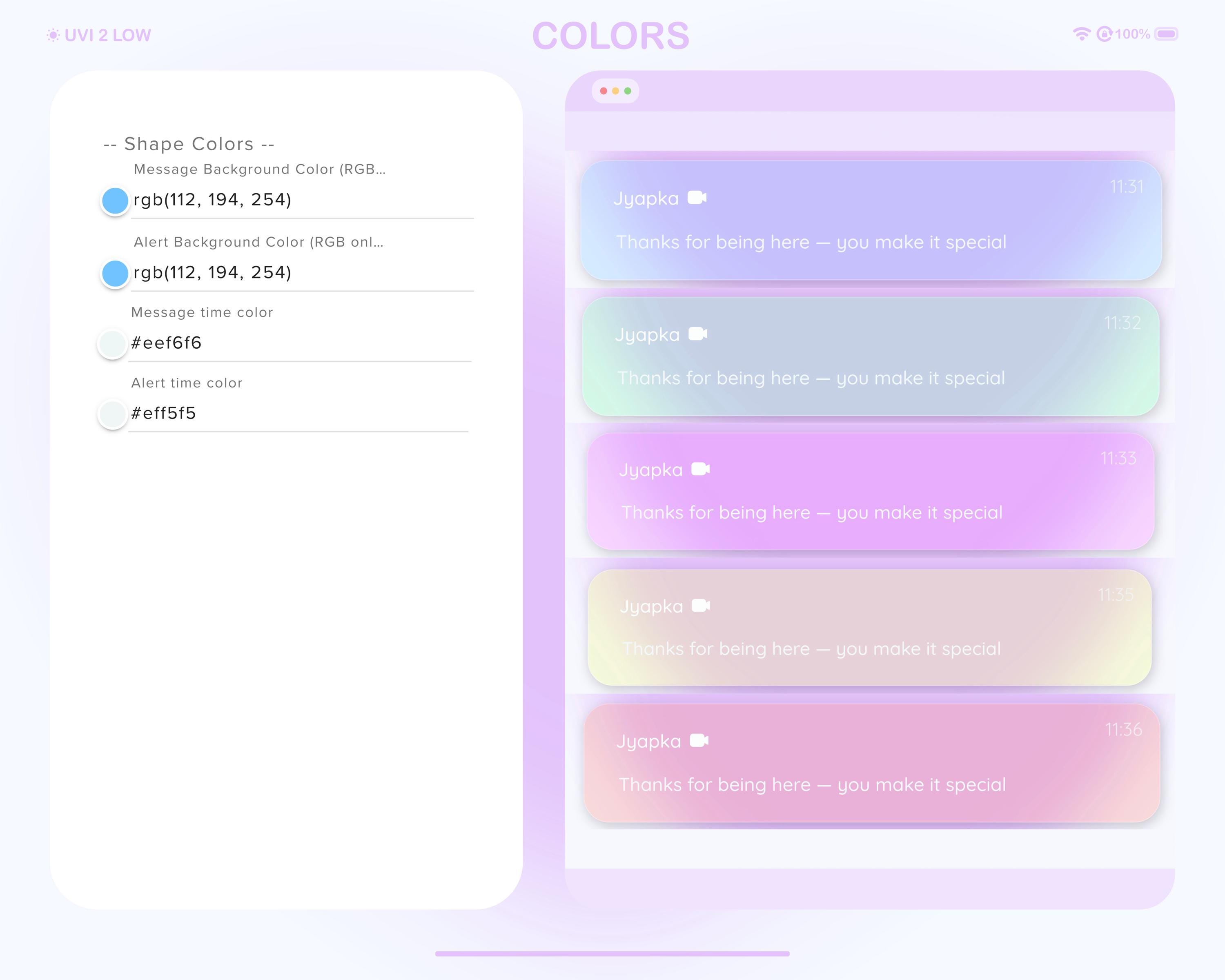 Glass Twitch Chat Widget: Pastel Kawaii Notification Overlay With ...