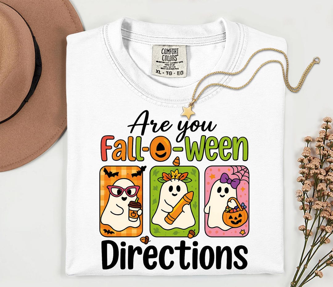 Cute Fall O Ween Ghost PNG | Halloween Pumpkin Sublimation | Autumn ...