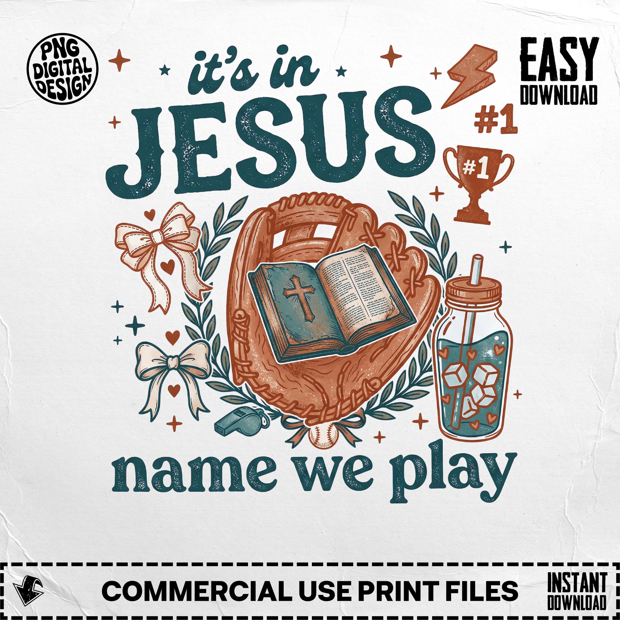 Jesus Baseball PNG, Christian Sports Digital Design, Faith Bible ...