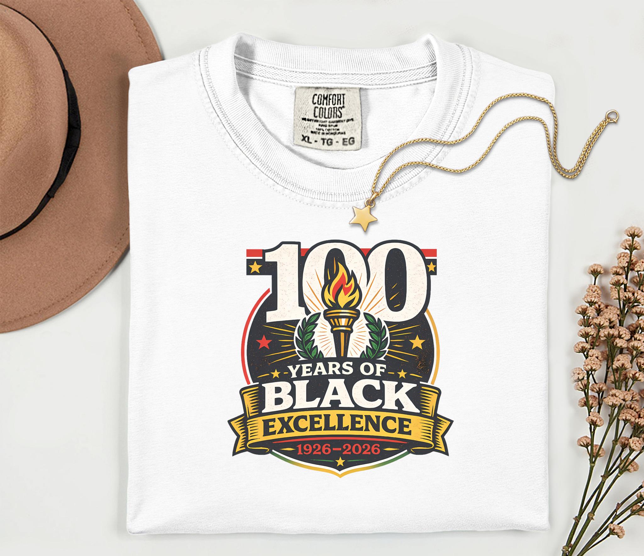 100 Years of Black Excellence PNG, Digital Download, Commercial Use ...