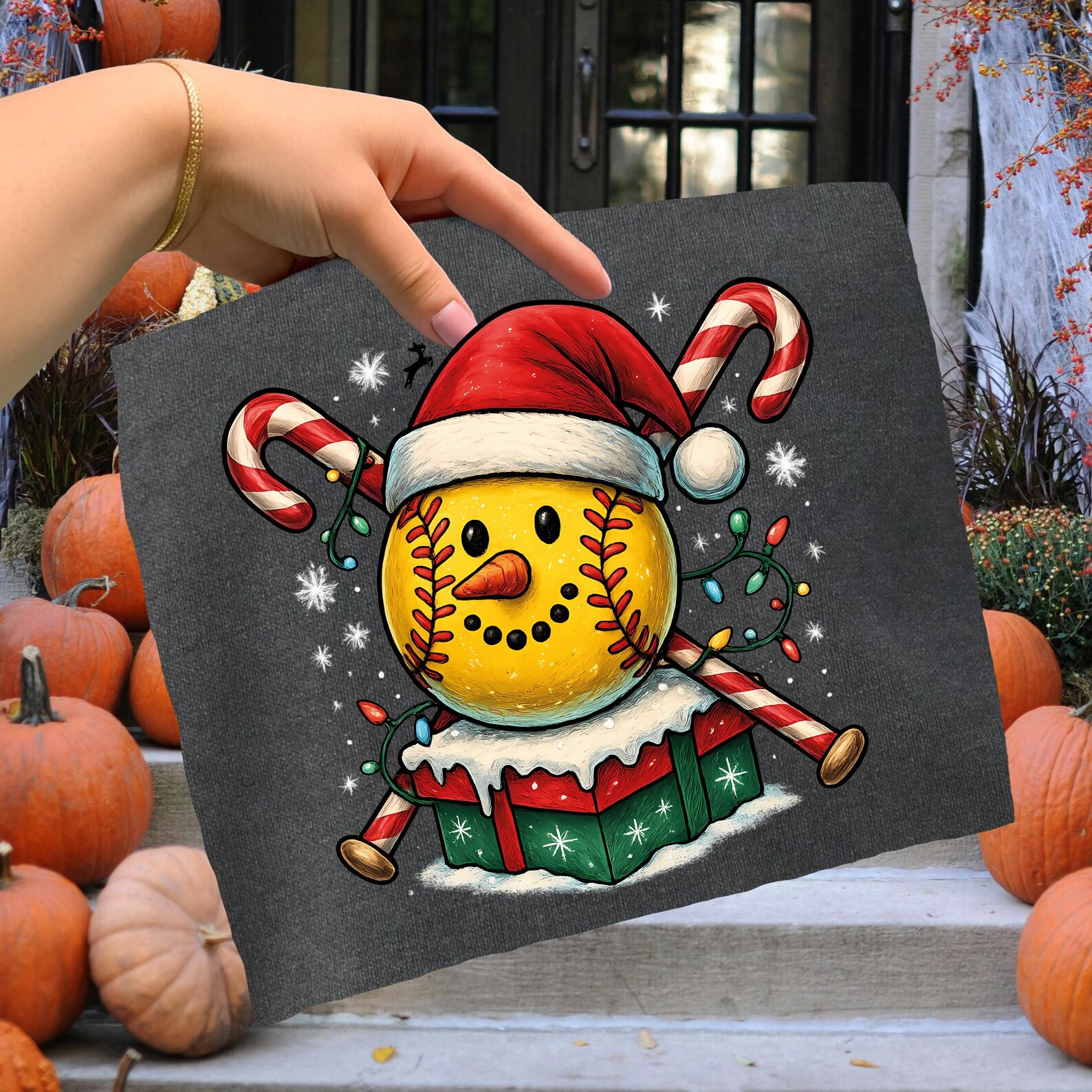 Christmas Softball PNG | Snowman Softball Sublimation | Holiday Sports ...