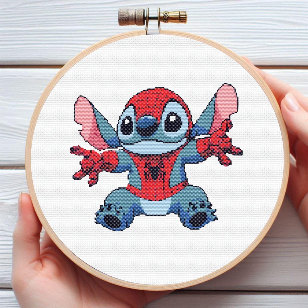 Superhero Stitch Cross Stitch Pattern - 11 Colors (PDF) - Etsy