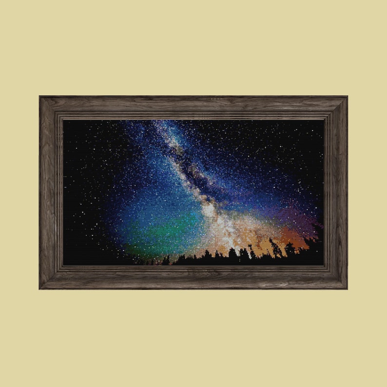 Milky Way Trio Cross Stitch Pattern Bundle - Downloadable Digital ...