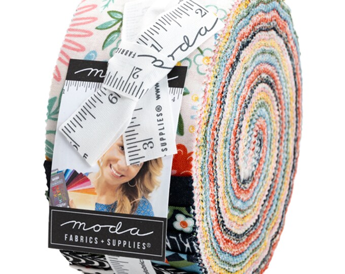 Frankie Jelly Roll by Basicgrey for Moda Fabrics 30670JR 40 2.5" X 42 ...