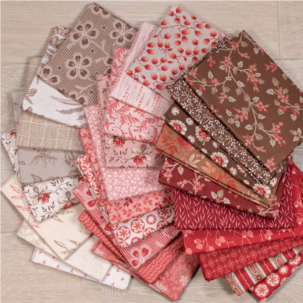 Pink Fat Quarter Fabric Etsy