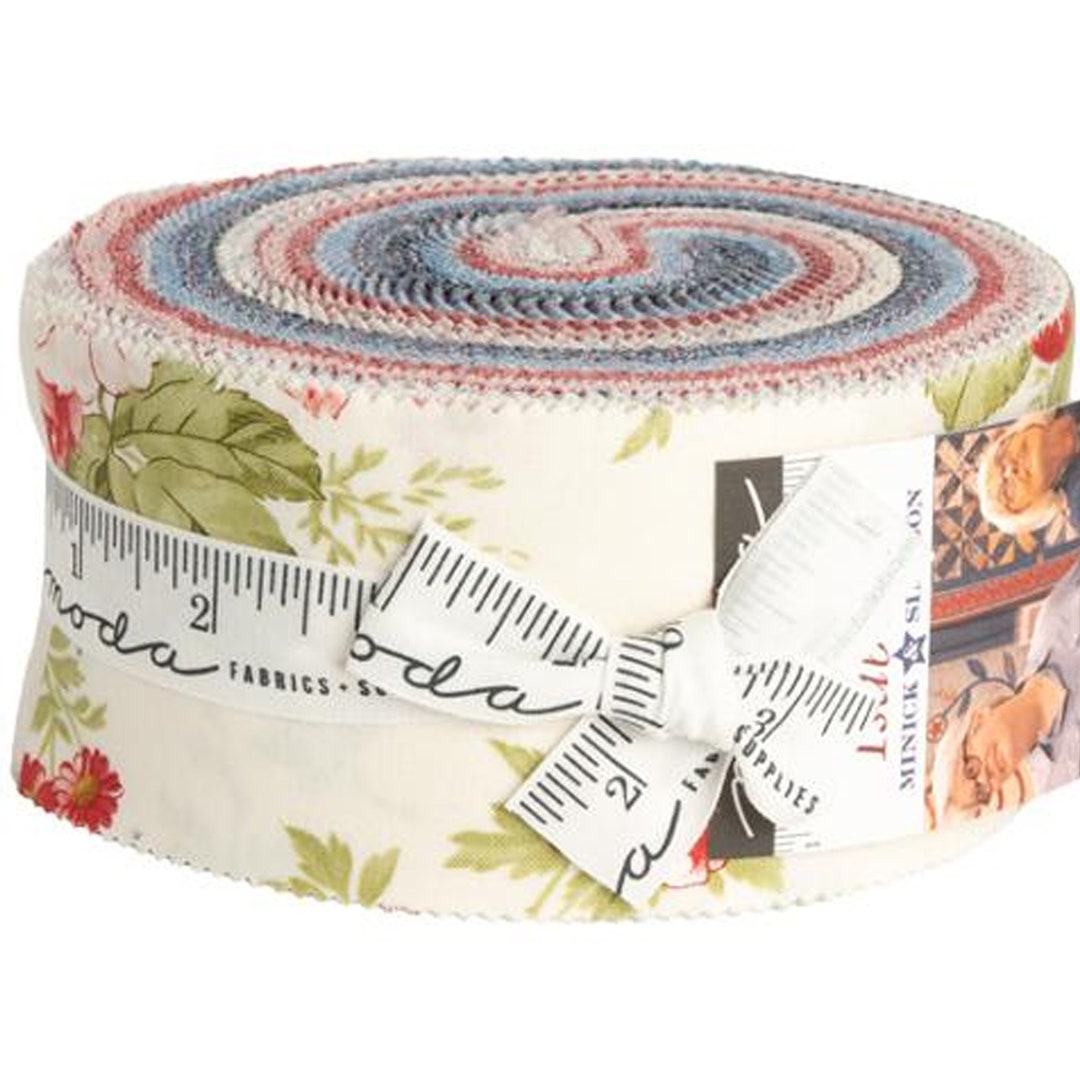 Isabella Jelly Roll by Minick & Simpson for Moda Fabrics - Etsy Isabella Jelly Roll by Minick & Simpson for Moda Fabrics - Etsy