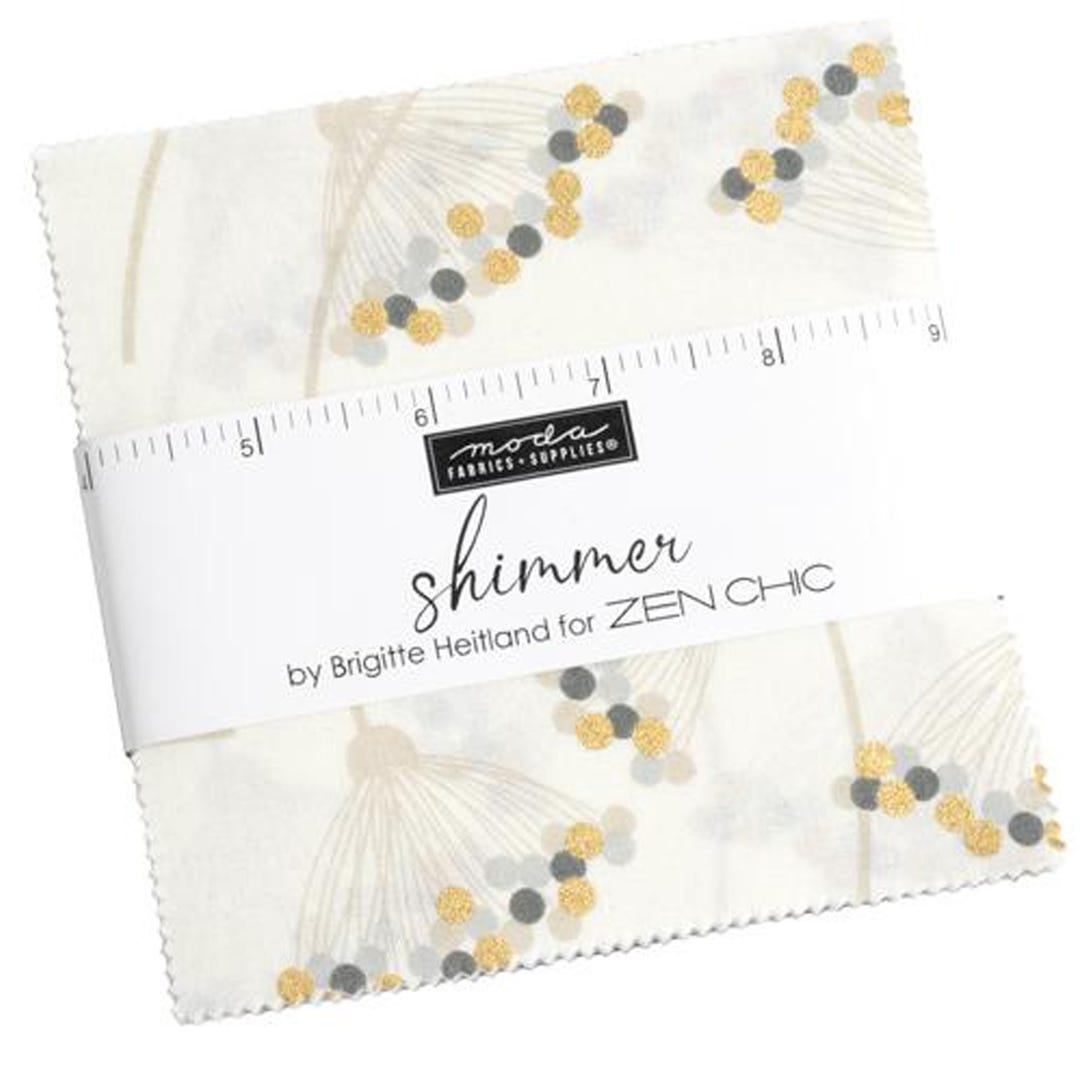 Shimmer Charm Pack by Zen Chic for Moda Fabrics 1840PP 42 5 Fabric ...