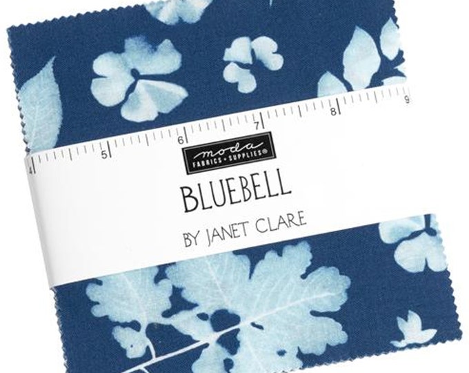 Bluebell Charm Pack by Janet Clare for Moda Fabrics 16960PP 42 5 ...