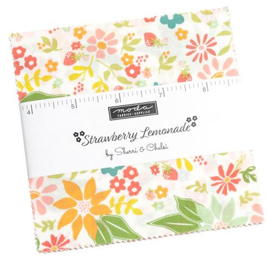 Strawberry Lemonade Charm Pack by Sherri & Chelsi for Moda Fabrics ...