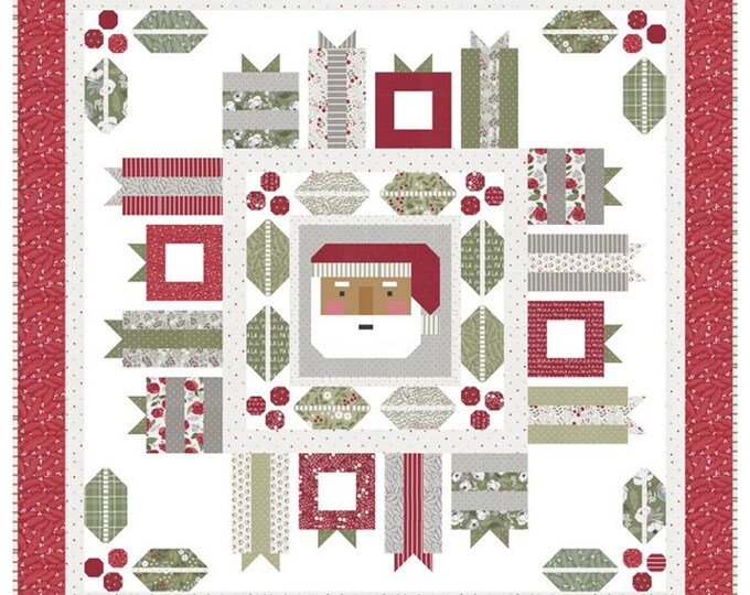 Jolly Holiday Quilt Kit 77" X 77" With Moda Christmas Eve Fabric by ...