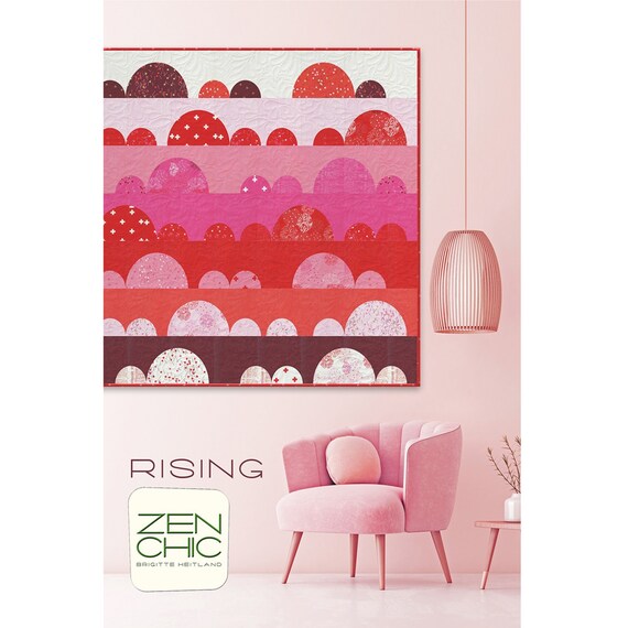 Rising Quilt Pattern by Zen Chic RIQP | Etsy