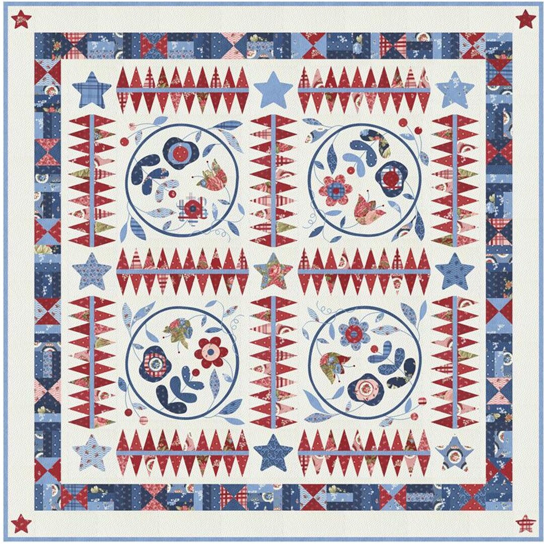 Braeburn Quilt Kit 60"x60" With Moda Grand Haven Fabric by Minick ...