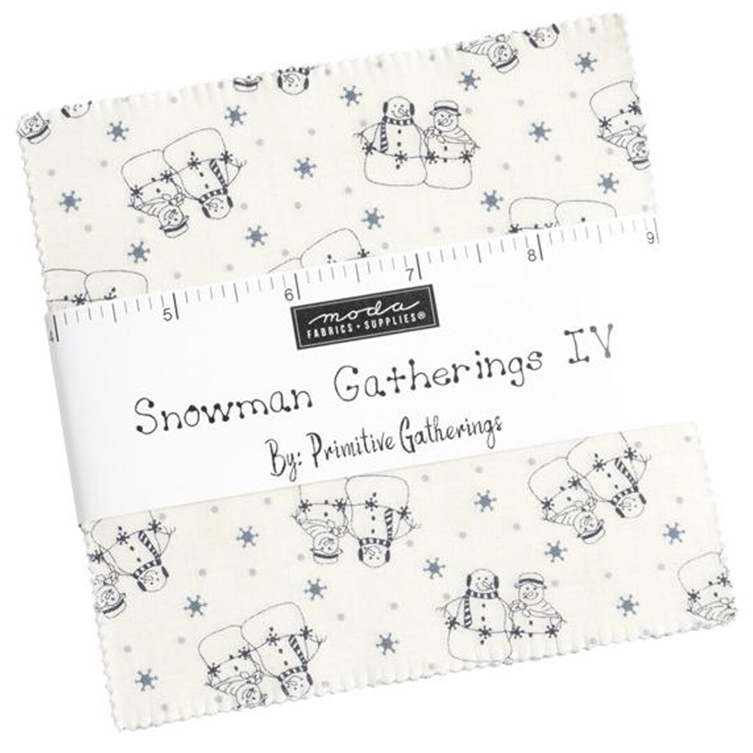Snowman Gatherings IV Charm Pack by Primitive Gatherings for Moda ...