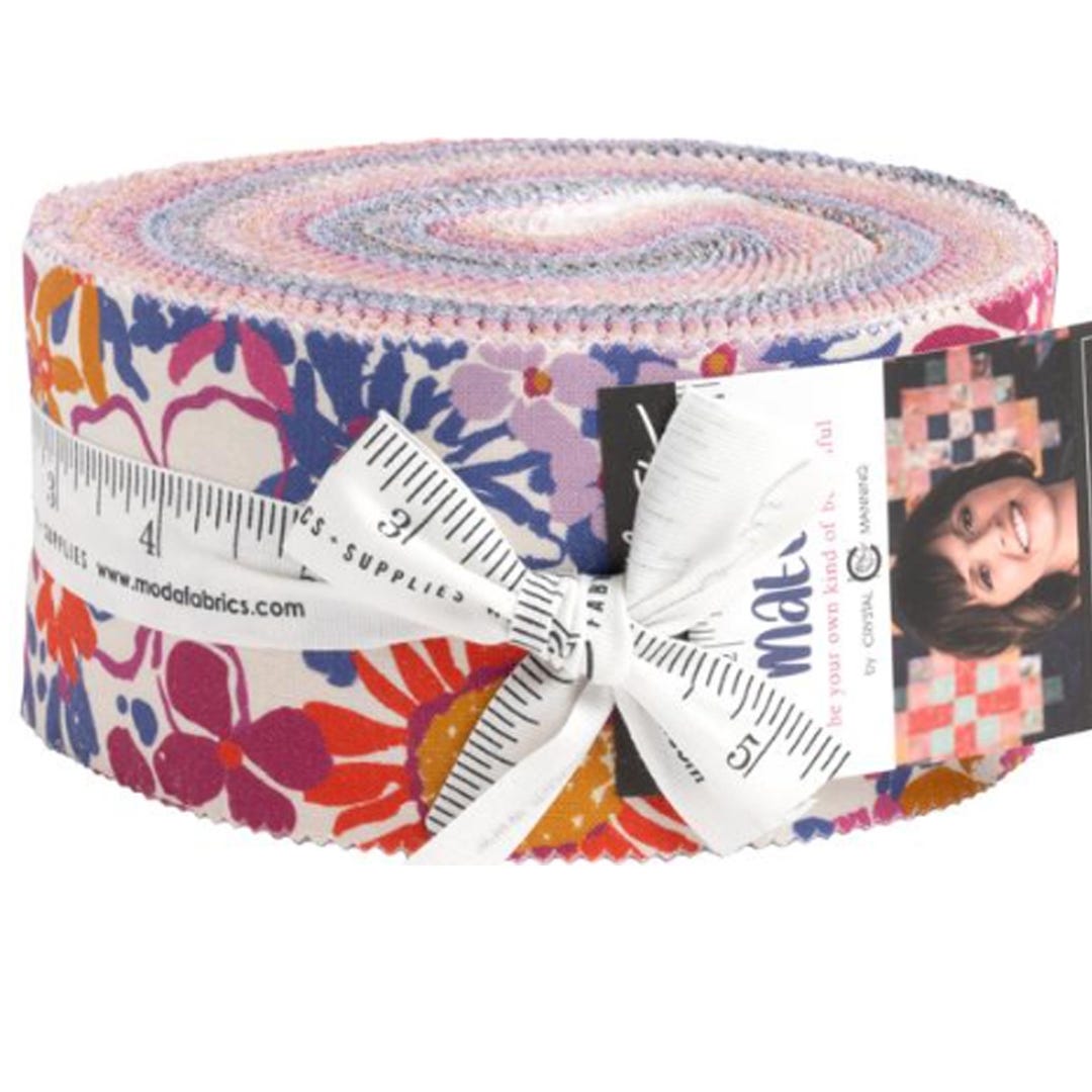Maeve Jelly Roll by Crystal Manning for Moda Fabrics 11930JR 40 2.5" X ...
