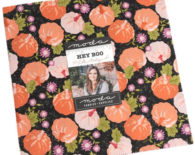Hey Boo Layer Cake by Lella Boutique for Moda Fabrics 5210LC 42 10 ...