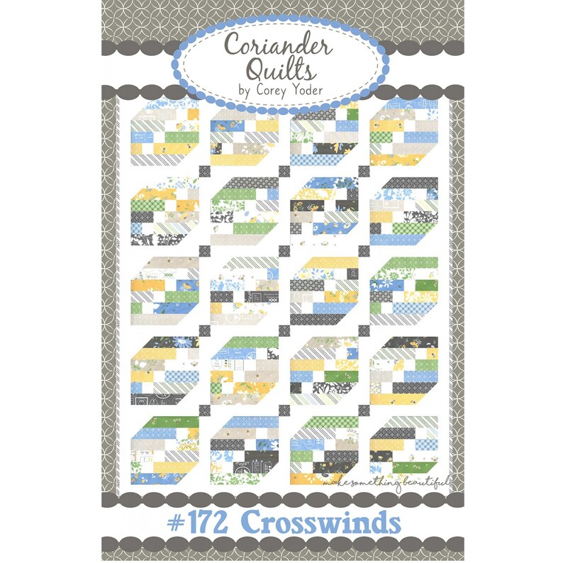 Crosswinds Quilt Pattern by Corey Yoder of Coriander Quilts - Etsy