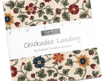 Chickadee Landing Vinca Dandelion by Kansas Troubles Quilters for Moda ...