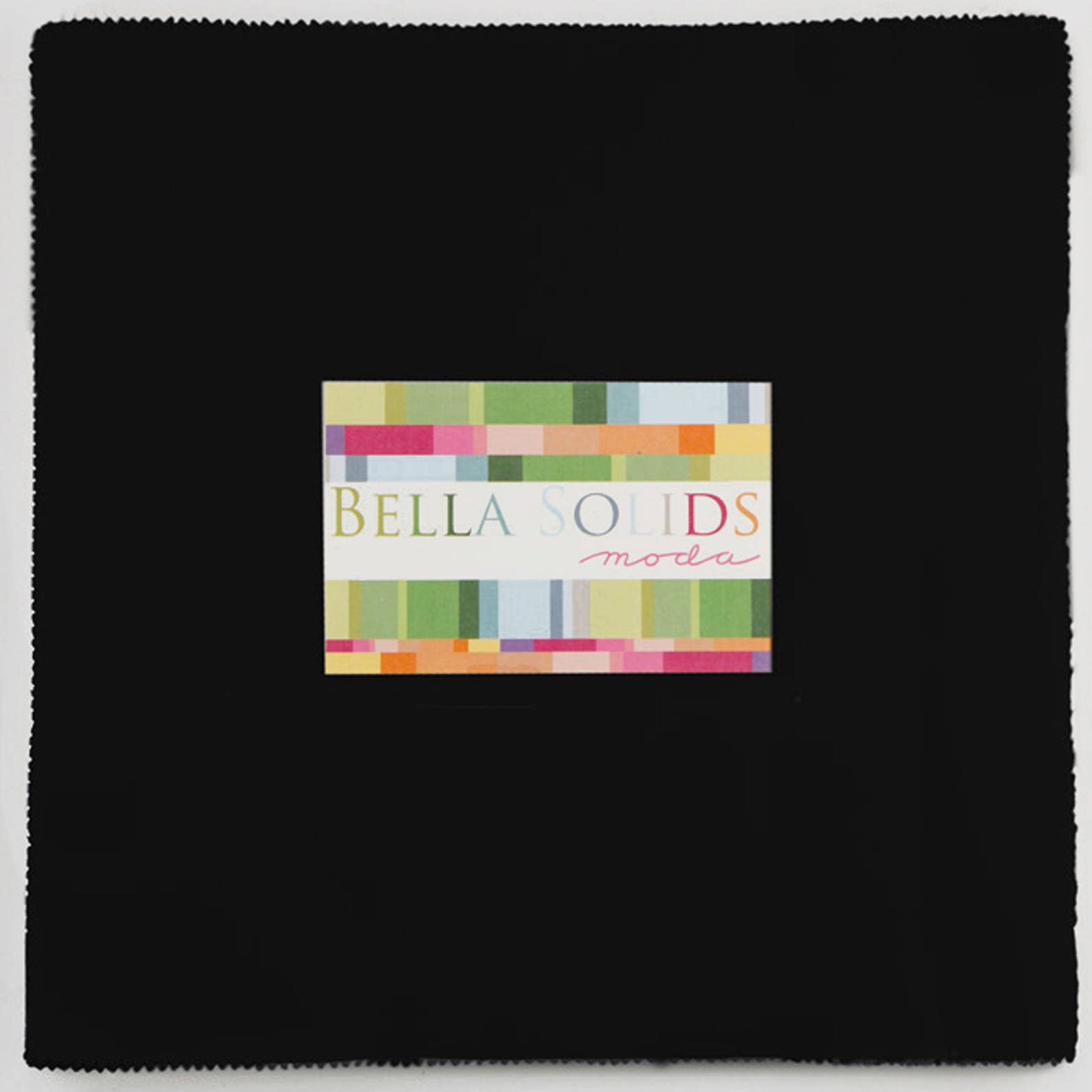 Moda Bella Solids Black Junior Layer Cake 20 10 Fabric - Etsy